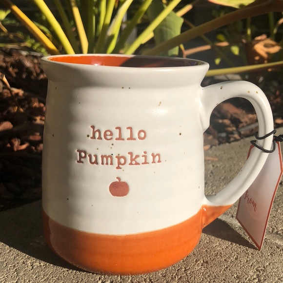 Other | Large Hello Pumpkin Mug | Poshmark